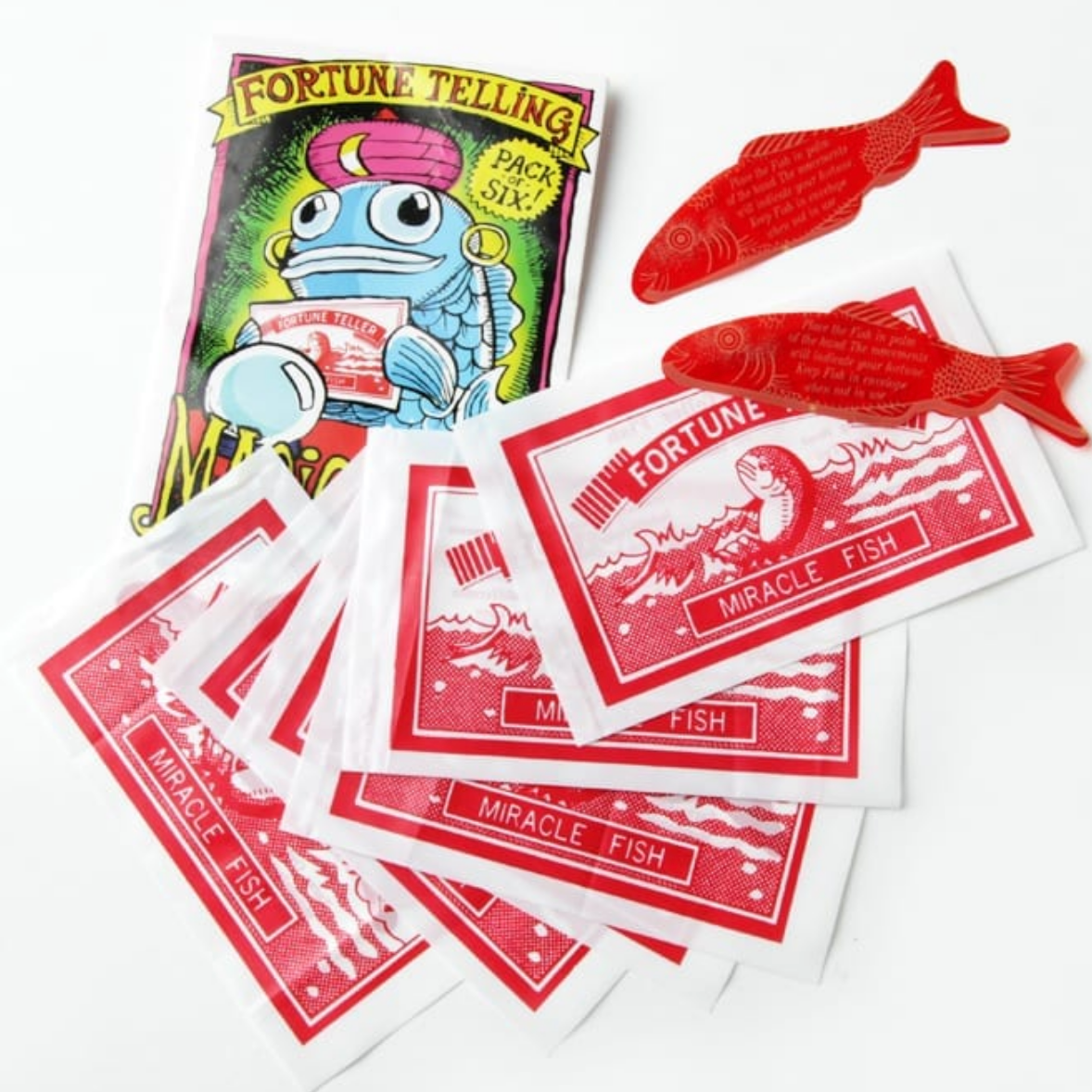 Fortune Telling Fish (set of six) – EvanEraTV Laugh@Life Shop